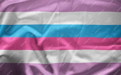 Premium Photo Bigender Flag Waving At Full Size Taking Up The Entire