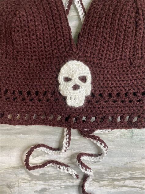 Skull Applique Pattern Diy Crochet Project