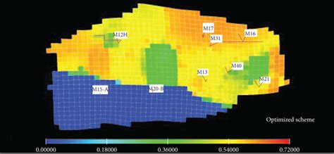 A Comparison Of Residual Oil Distribution In The Basic Scheme B