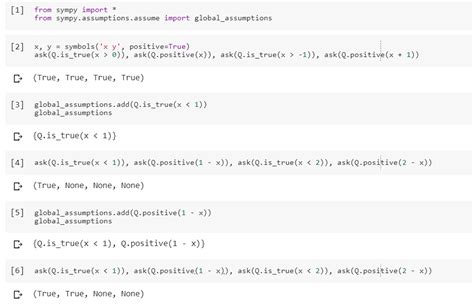 Python How To Specificity Sympy Assumption Properly Stack Overflow