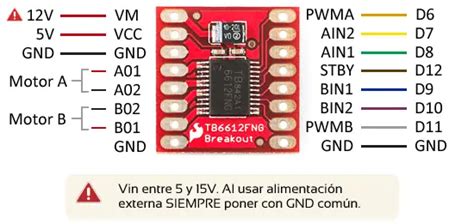 Controlling Two DC Motors With Arduino And TB FNG Driver