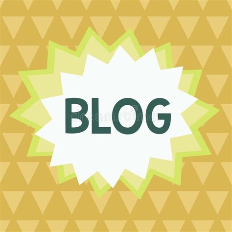 Handwriting Text Writing Blog Concept Meaning A Regularly Updated