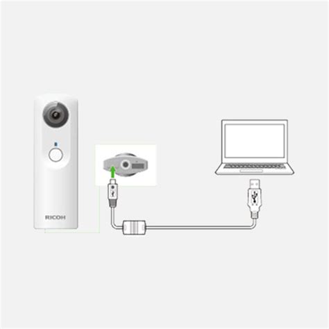 Ricoh Theta Camera 360° Accessories Theta Usb Charging Cable