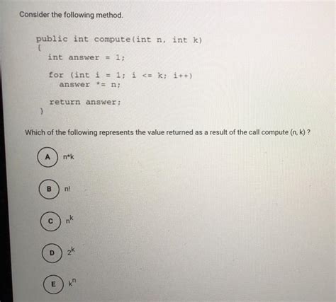 solved consider the following method public void mystery