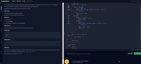 Day 79 Of Hackerrank Challenge String Similarity Mohd Shahbaz Husain