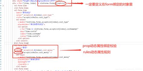 Vue之v For循环里的表单项验证方法使用element组件vue