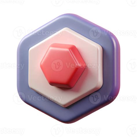 Standout Baroque Stop Button Pictogram Geometric Single Weight Stroke Flat Color Minimal