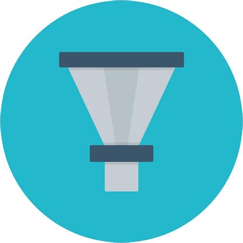 Premium Vector Funnel Flat Illustration