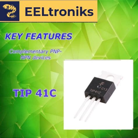 Tip41c Tip 41c Npn Transistor Shopee Philippines