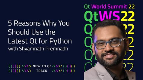 Reasons Why You Should Use The Latest Qt For Python QtWS YouTube