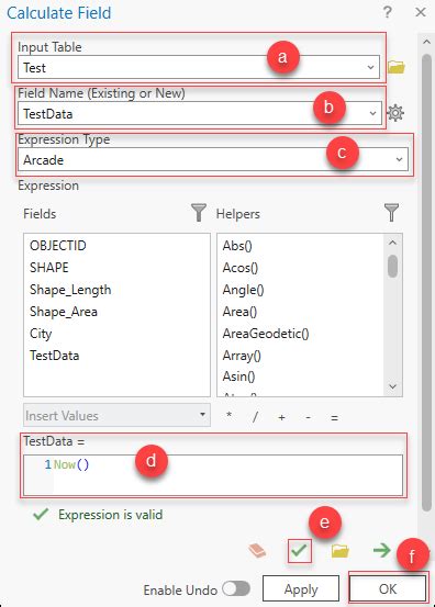 How To Populate A Date Field With A Current Date Using Arcade In Arcgis Pro