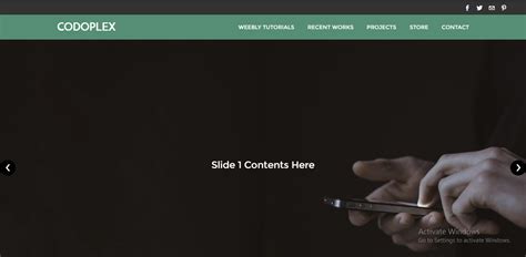 add full screen image slider in weebly website codoplex