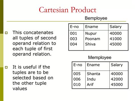 Module 2 Relational Algebra Pptx