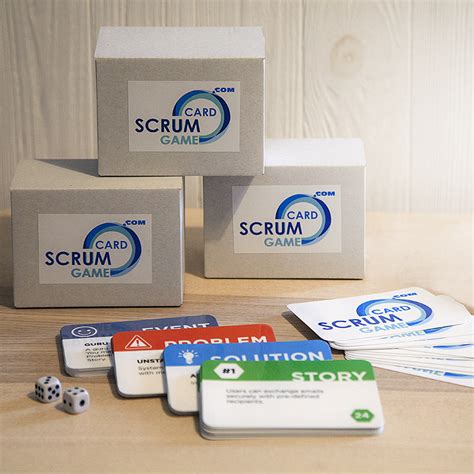 Scrum Card Game Trainers Triple Kit English Scrum Card Game