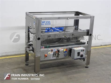 Abc 136 Automatic Continuous Motion Top Case Closer And Pressure