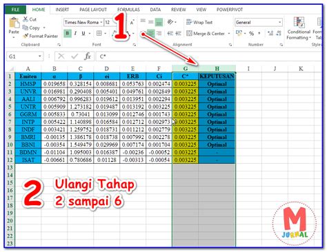 Move Column Excel Pindahkan Kolom Dengan Cepat M Jurnal