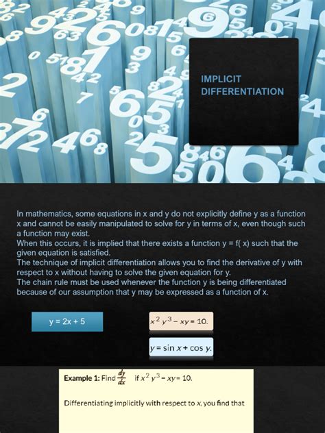 Implicit Differentiation Explained Pdf Philosophy Teaching