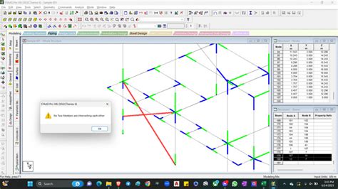 Creating A Node With Two Intersecting Members Rcivilengineering