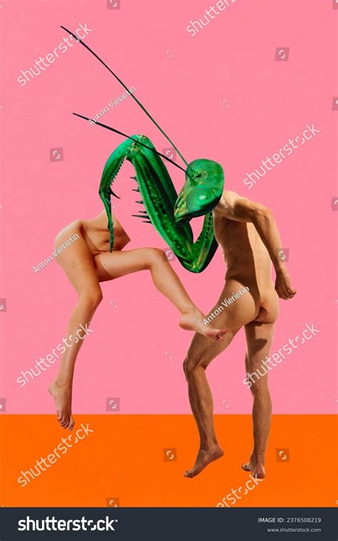 Poster Contemporary Art Collage Cropped Naked Stock Photo Shutterstock