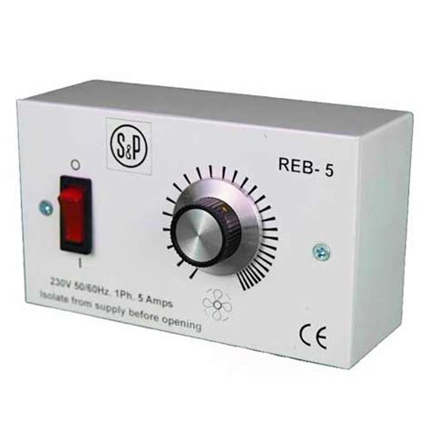 Sandp Reb 5 230v 5060hz Single Phase Speed Controller 5 Amp