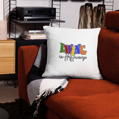 Living In His Promise Basic Pillow Elite Creations