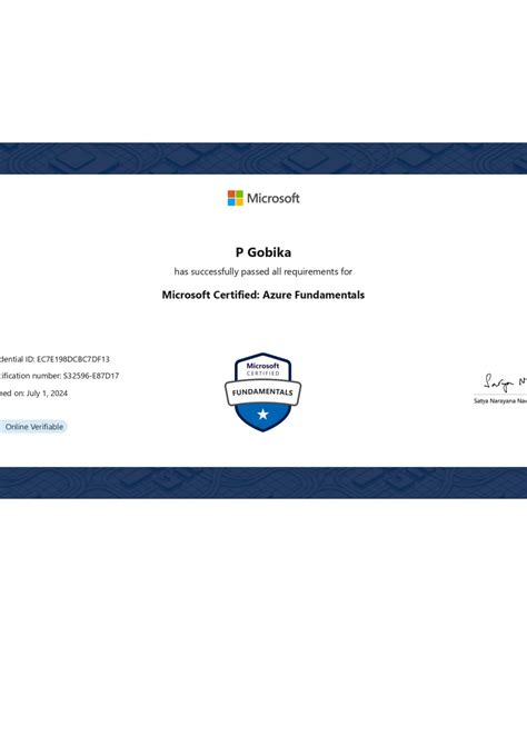 gobika pachamuthu on linkedin certificate learning microsoft