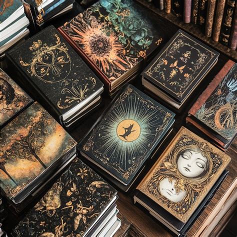 A Collection Of Different Types Of Notebooks And Planners Each With Unique Covers And Designs