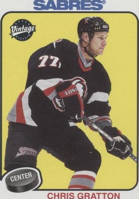 2001 02 Upper Deck Vintage 30 Chris Gratton For Sale Online Ebay