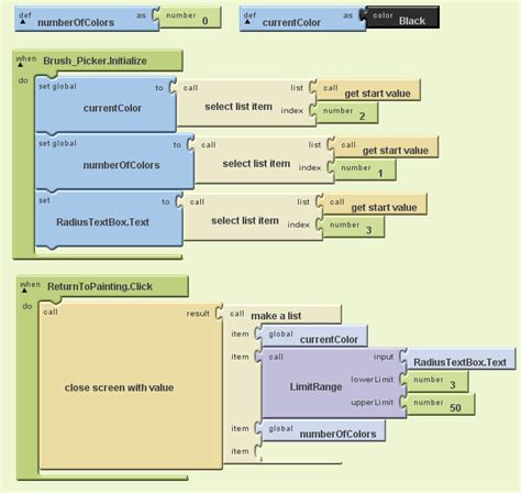 Colored Dots For App Inventor 2 How To Use Multiple Screens