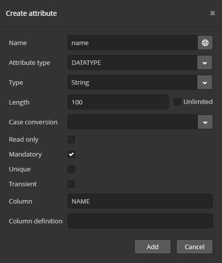 Creating Entities Cuba Platform Developers Manual