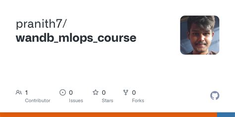 GitHub Pranith Wandb Mlops Course