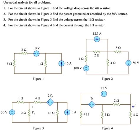 SOLVED Use Nodal Analysis For All Problems For The Circuit Shown In Figure L Find The
