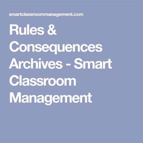 3 Critical Guidelines For Enforcing Class Rules Smart Classroom