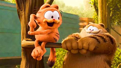 Jumping On The Train Gone Wrong The Garfield Movie Clip 2024 Youtube