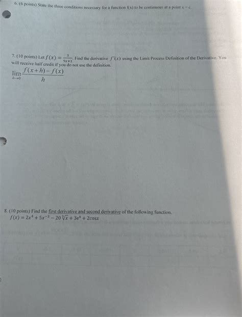 Solved Solve Allplease 6 ﻿points ﻿state The Three