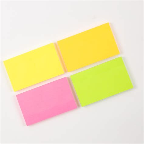 Cp00053888 Classmates Sticky Notes Assorted Neon 75 X 125mm Pack Of 12 Findel