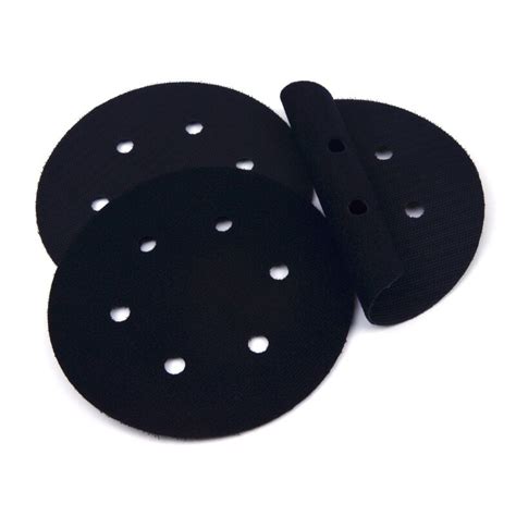 6 인치 150mm 6 홀 초박형 표면 보호 인터페이스 패드 샌딩 패드 및 후크 및 루프 샌딩 디스크 용 얇은 플로킹 패드 연마 도구