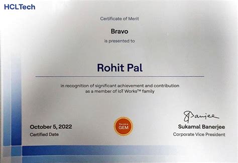 Rohit Pal On Linkedin Hcltech Work Iot