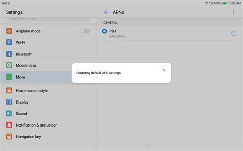 How To Reset The APN Settings To Default On My Huawei Tablet