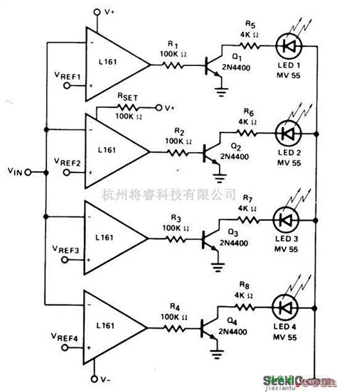 检测电路中的电压电平检测器电路 接线图网