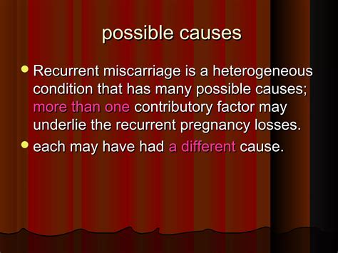 Recurrent Miscarriage Guidelines Ppt