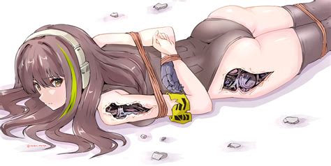 Rule 34 1girls Armband Black Hair Black Stockings Cable Earphones Girls Frontline Green Hair