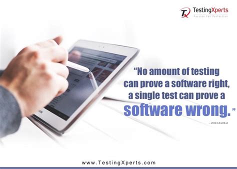 testingxperts on linkedin no amount of testing can prove a software