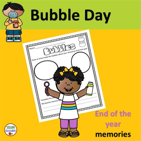 1st Grade Bubble Day By Silloh Curriculum Tpt