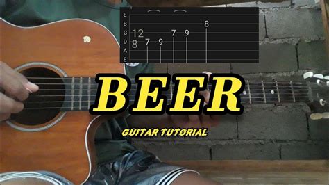 Itchyworms Beer Guitar Solo Tabs Tutorial Youtube