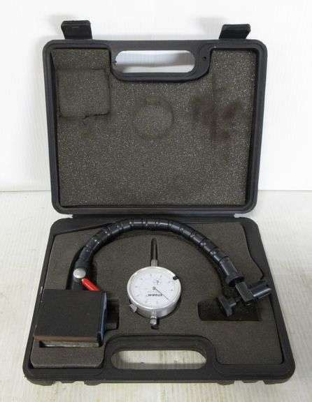 Storm Dial Indicator With Case And Base Albrecht Auction Service