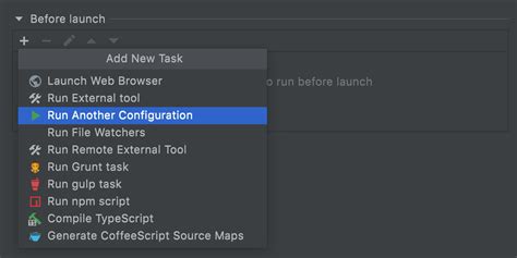 run debug configurations webstorm