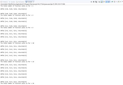 Java Wrong Output Using The Runtime Stack Implementation Stack Overflow