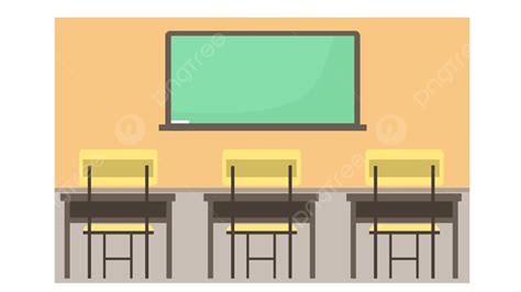 Empty Classroom Boards And Desks Vector Empty Classroom Classroom