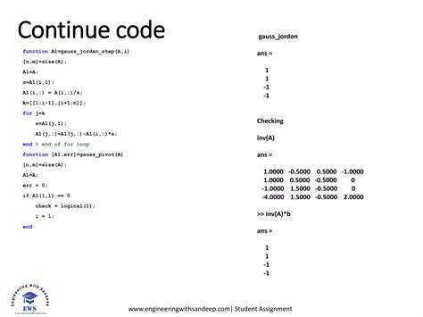 Solve The Set Of Linear Equations Pdf Programming Languages Computing